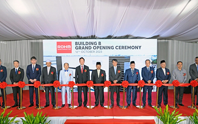 罗姆集团马来西亚工厂新厂房竣工